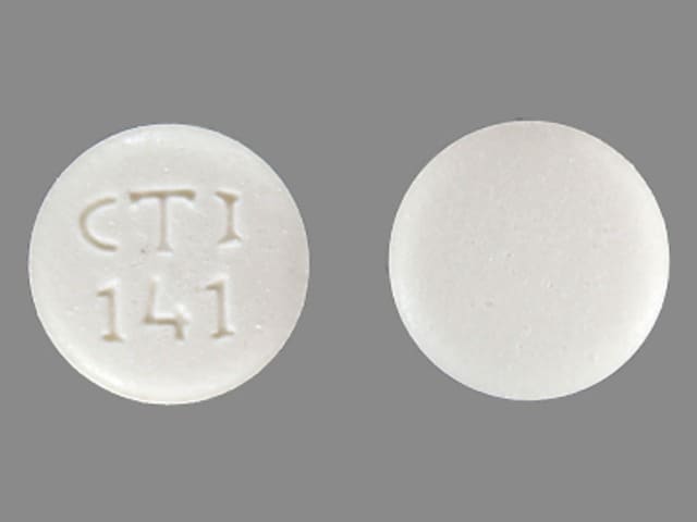 Pill Finder: CTI 141 White Round - Medicine.com