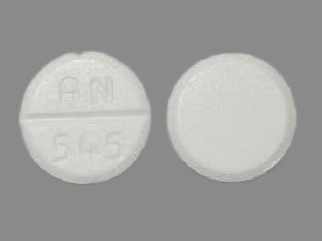 Pill Finder: AN 545 White Round - Medicine.com