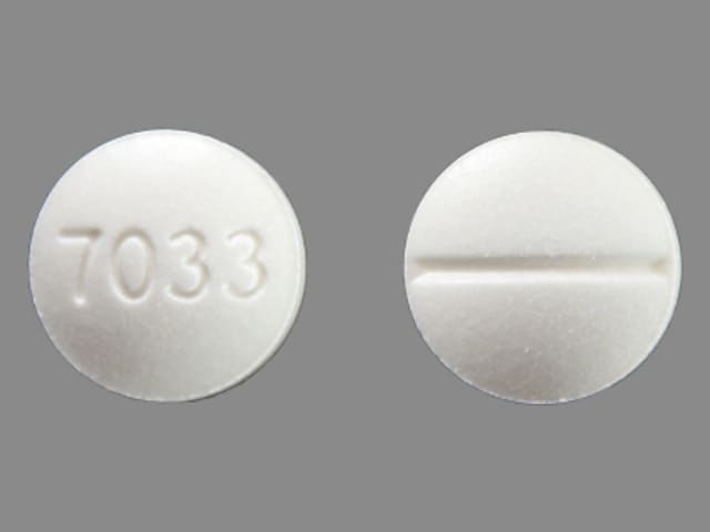 Pill Finder: 7033 White Round - Medicine.com