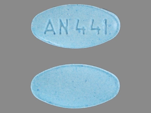 Pill Finder: AN 441 Blue Elliptical / Oval - Medicine.com