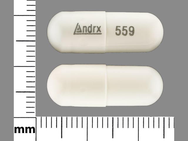 Pill Finder: Andrx 559 White Capsule-shape - Medicine.com