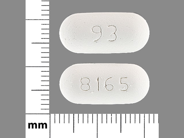Pill Finder: 93 8165 White Capsule-shape - Medicine.com