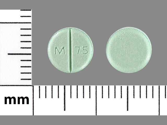 Pill Finder: M 75 Green Round - Medicine.com
