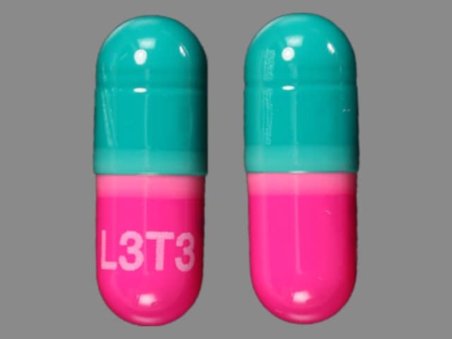 Pill Finder: L3T3 Pink Capsule-shape - Medicine.com