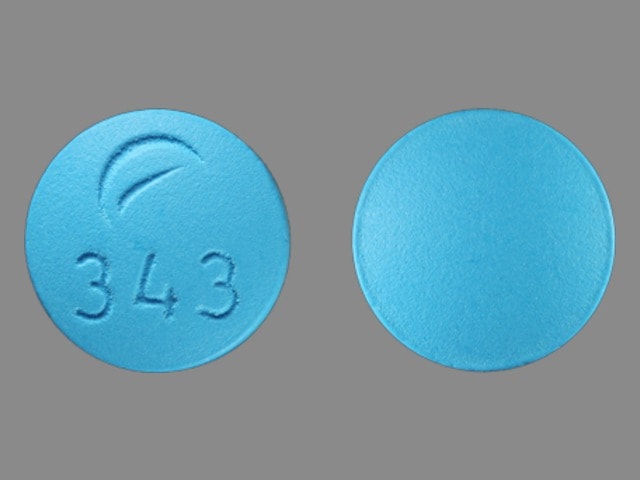 Pill Finder: Logo 343 Blue Round - Medicine.com