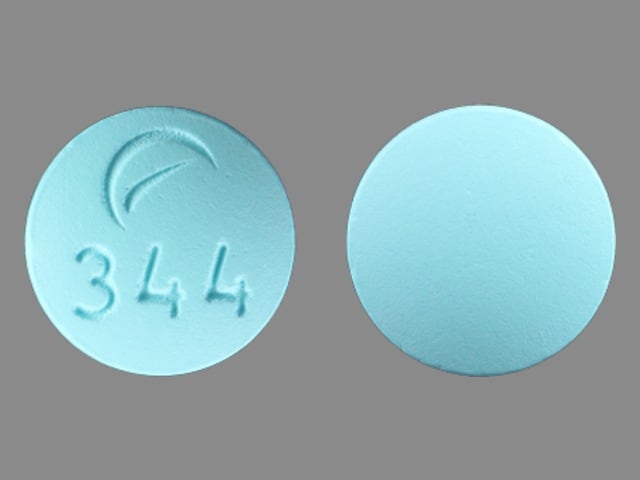 Pill Finder: Logo 344 Blue Round - Medicine.com