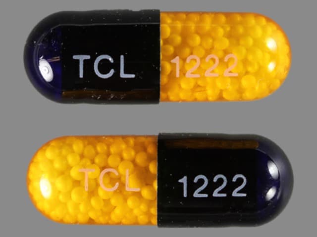 Pill Finder: TCL 1222 Blue Capsule-shape - Medicine.com