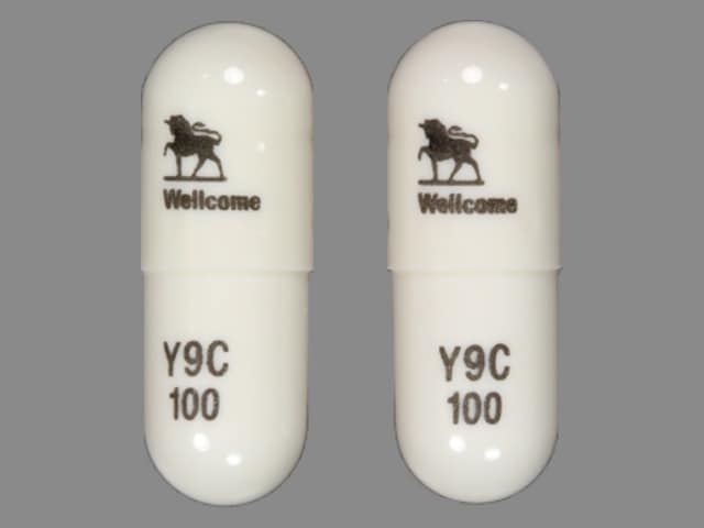 Pill Finder: Wellcome Y9C 100 White Capsule-shape - Medicine.com