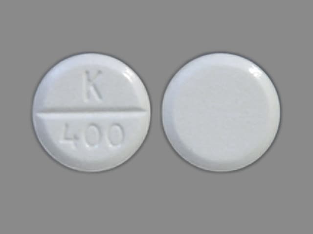 Pill Finder: K 400 White Round - Medicine.com