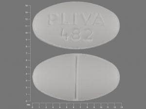Pill Finder: PLIVA 482 White Elliptical / Oval - Medicine.com