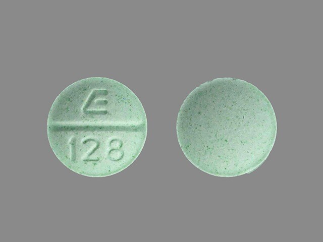 Pill Finder: E 128 Green Round - Medicine.com