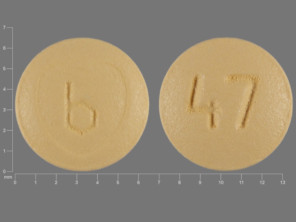 Pill Finder: b 47 Yellow Round - Medicine.com