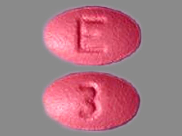Pill Finder: E 3 Pink Elliptical / Oval - Medicine.com