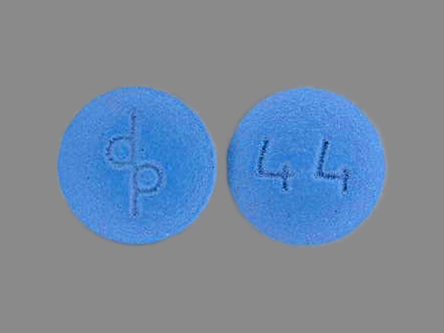 Pill Finder: dp 44 Blue Round - Medicine.com