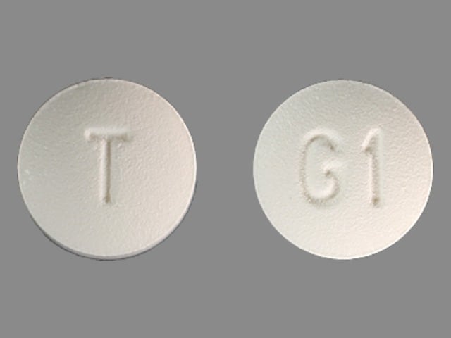 Pill Finder: T G1 White Round - Medicine.com