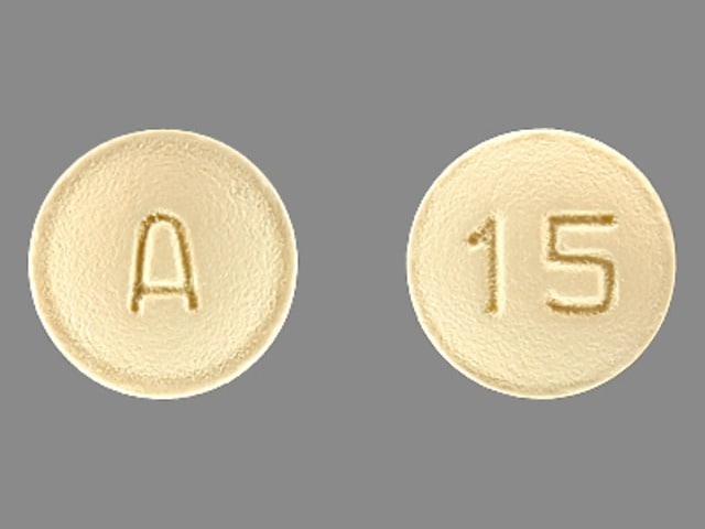 Pill Finder: A 15 Yellow Round - Medicine.com