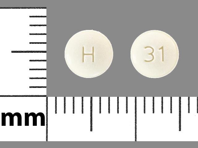 Pill Finder: H 31 White Round - Medicine.com