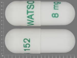 Pill Finder: WATSON 152 8 mg White Capsule-shape - Medicine.com