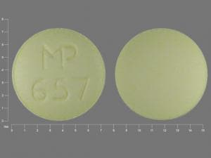 Pill Finder: MP 657 Yellow Round - Medicine.com