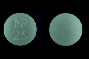 Pill Finder: MP 25 Green Round - Medicine.com