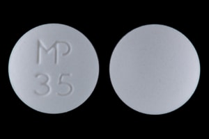Pill Finder: MP 35 White Round - Medicine.com