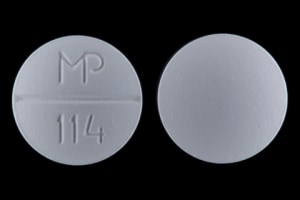 Pill Finder: MP 114 White Round - Medicine.com