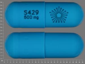 Pill Finder: S429 500 mg Logo Blue Capsule-shape - Medicine.com