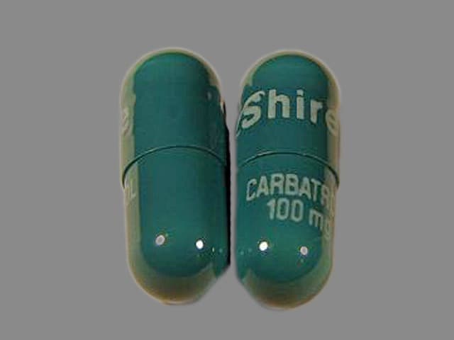 Pill Finder: Shire CARBATROL 100 mg Green Capsule-shape - Medicine.com