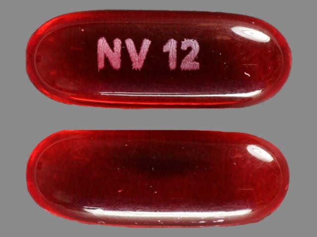 Pill Finder: NV 12 Red Capsule-shape - Medicine.com