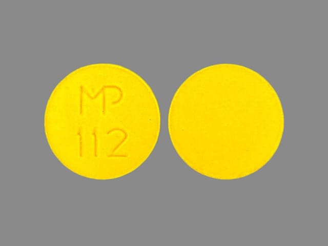 Pill Finder: MP 112 Yellow Round - Medicine.com