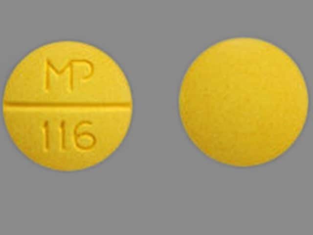 Pill Finder: MP 116 Yellow Round - Medicine.com