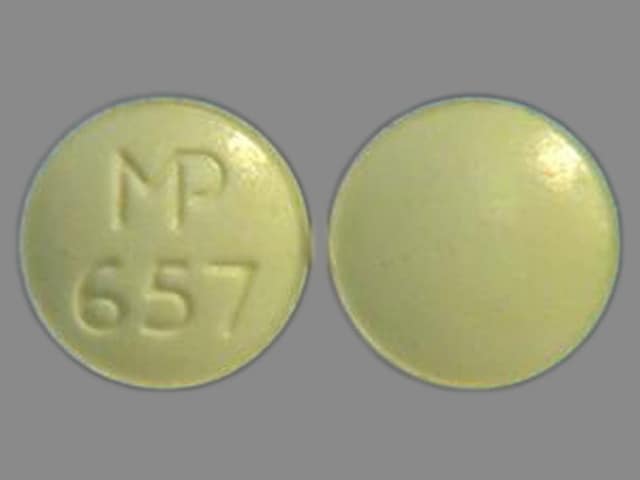 Pill Finder: MP 657 Yellow Round - Medicine.com