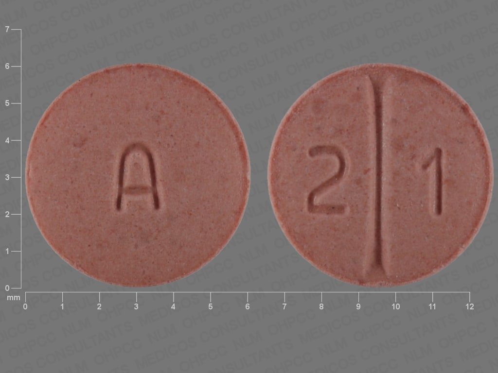 Pill Finder: A 2 1 Red Round - Medicine.com