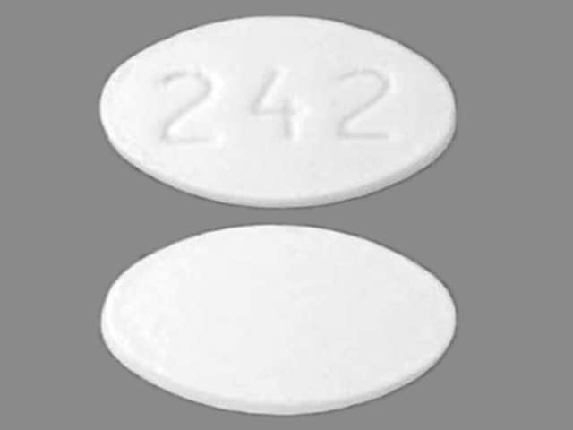 Pill Finder: 242 White Elliptical / Oval - Medicine.com
