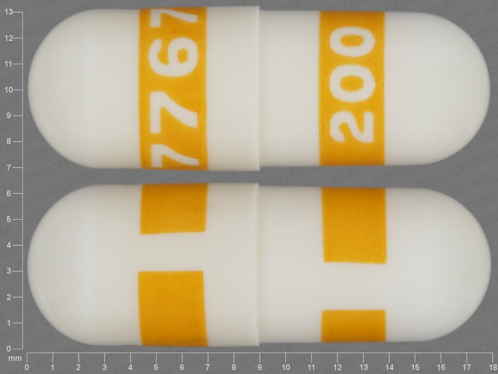 Pill Finder: 7767 200 White Capsule-shape - Medicine.com