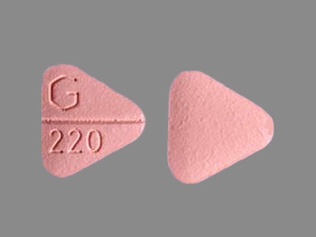 Pill Finder: G 220 Pink Three-sided - Medicine.com