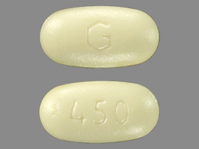 Pill Finder: G 450 Yellow Elliptical / Oval - Medicine.com