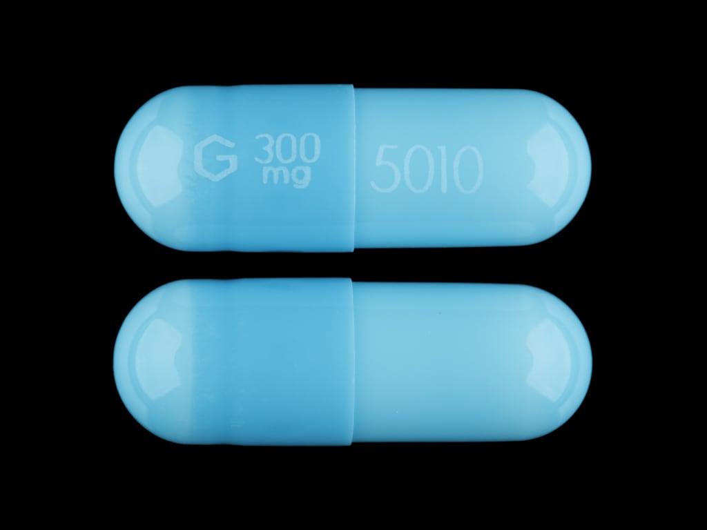 Pill Finder: G 300 mg 5010 Blue Capsule-shape - Medicine.com
