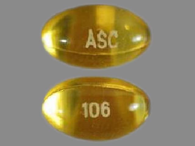 Pill Finder: ASC 106 Yellow Elliptical / Oval - Medicine.com