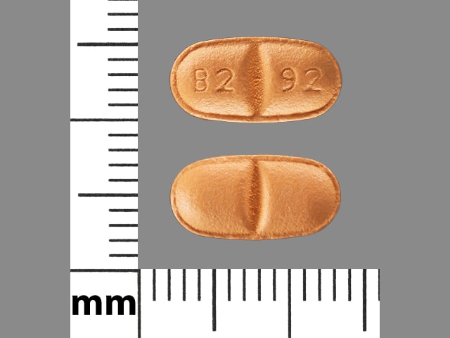 Pill Finder: B2 92 Beige Elliptical / Oval - Medicine.com