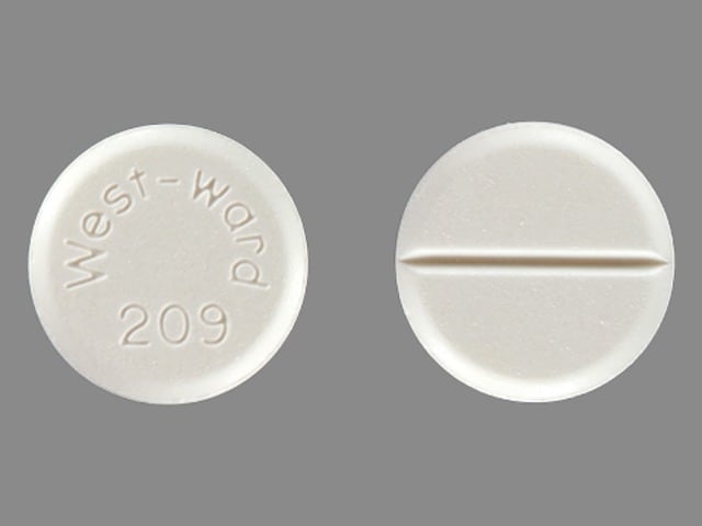 Pill Finder: West-ward 209 White Round - Medicine.com