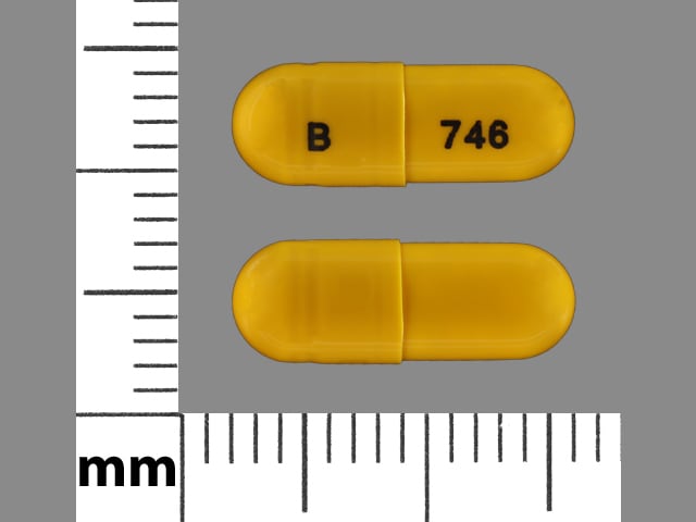 Pill Finder: B 746 Yellow Capsule-shape - Medicine.com