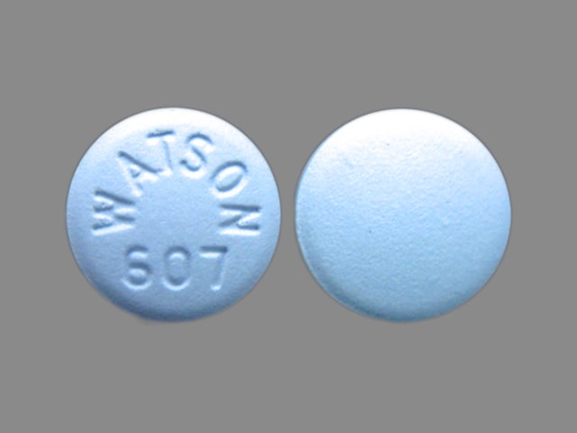 Pill Finder: WATSON 607 Blue Round - Medicine.com