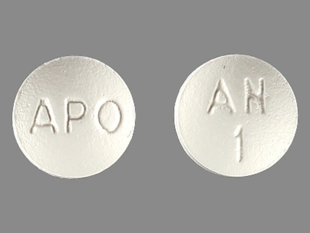 Pill Finder: APO AN 1 White Round - Medicine.com