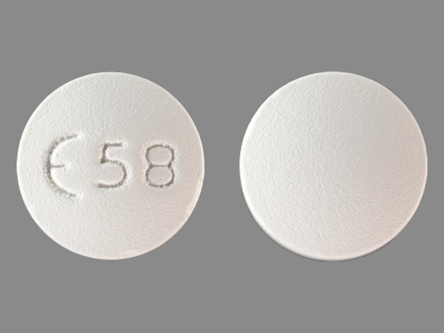 Pill Finder: E 58 White Round - Medicine.com