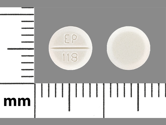 Pill Finder: EP 118 White Round - Medicine.com