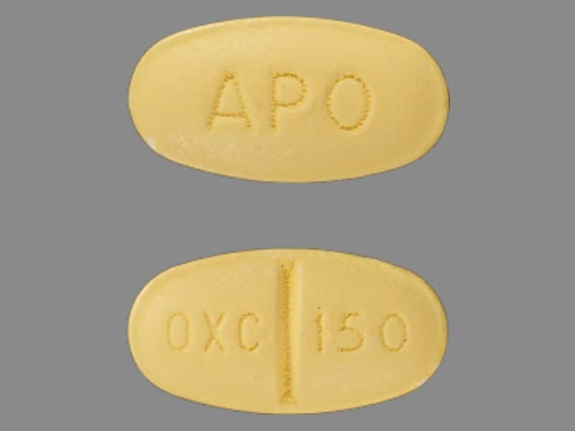 Pill Finder: APO OXC 150 Yellow Elliptical / Oval - Medicine.com