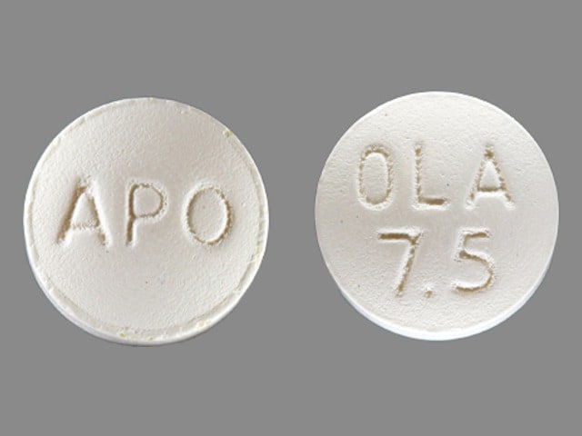Pill Finder: APO OLA 7.5 White Round - Medicine.com