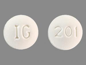 Pill Finder: IG 201 White Round - Medicine.com