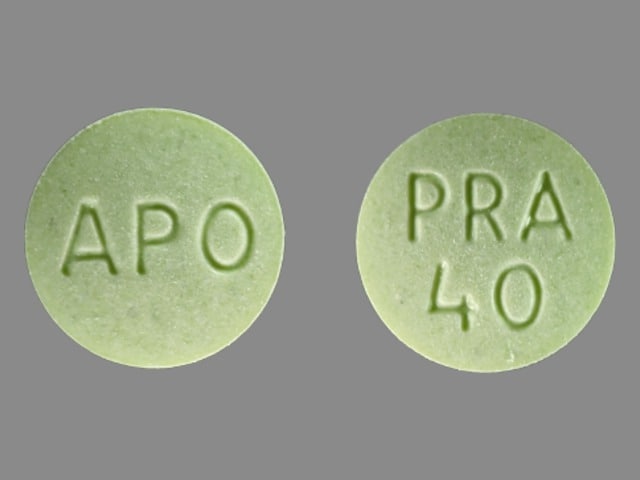 Pill Finder: APO PRA 40 Green Round - Medicine.com